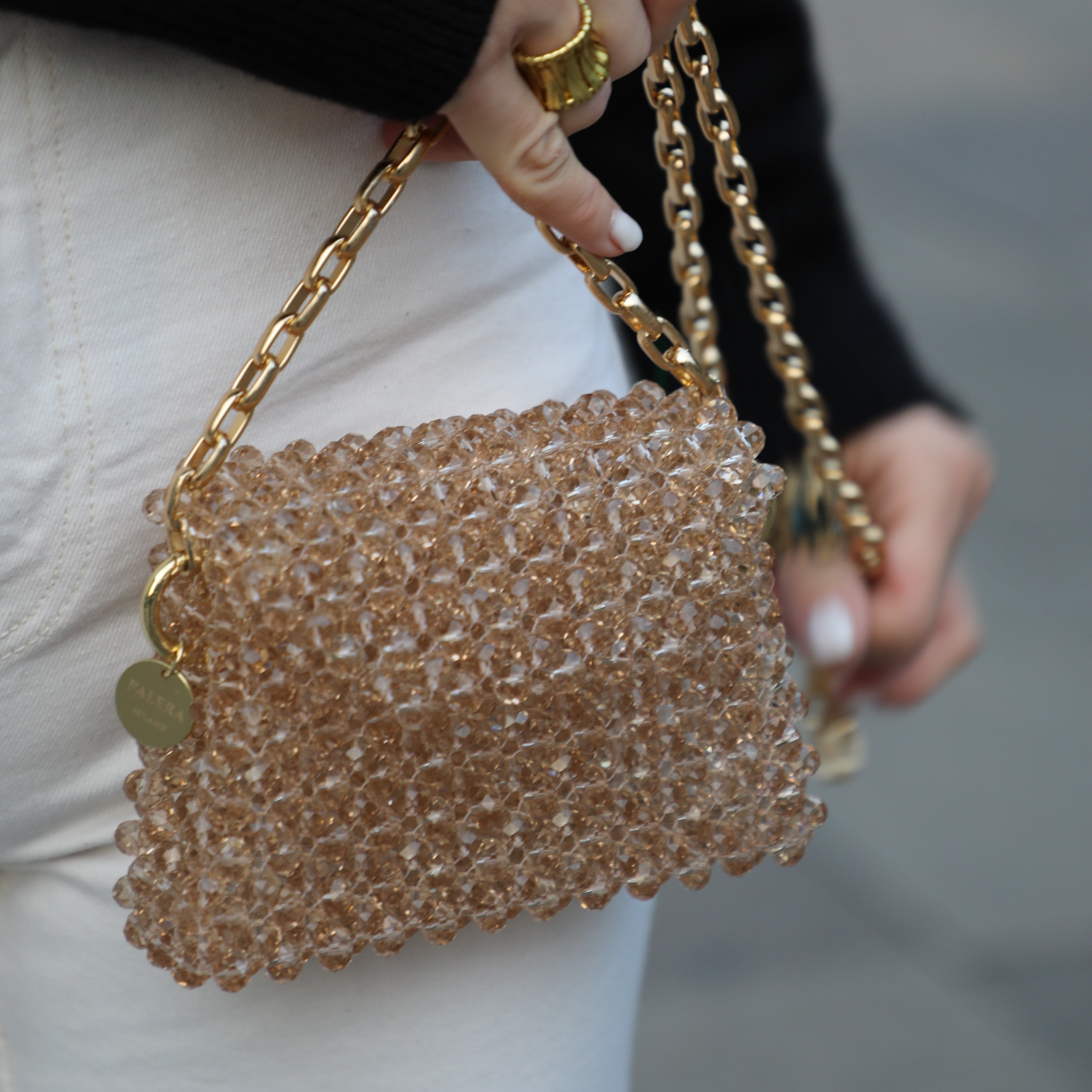 Mini Roma collection Italian Handcrafted Crystal Bags