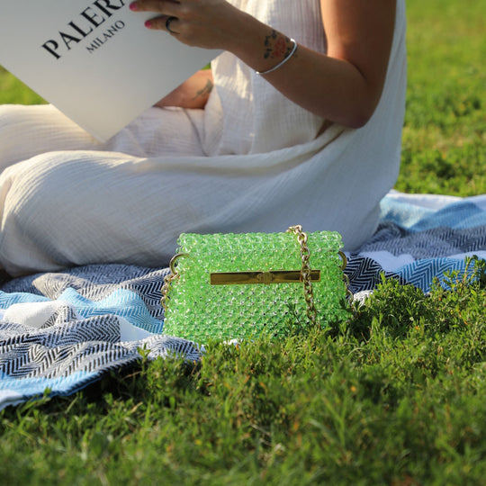 Maxi Roma-Lock Italian Handcrafted Crystal Bag | €520.00