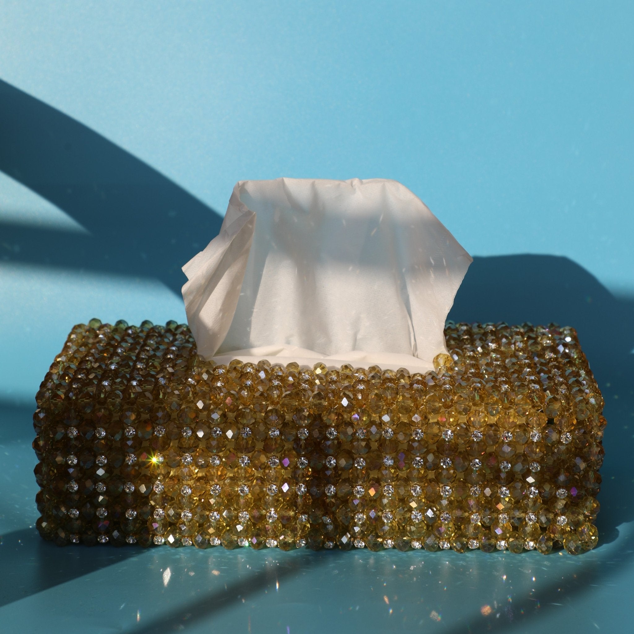 Cozy Tissue Box Italian Handcrafted Crystal Bag | €350.00